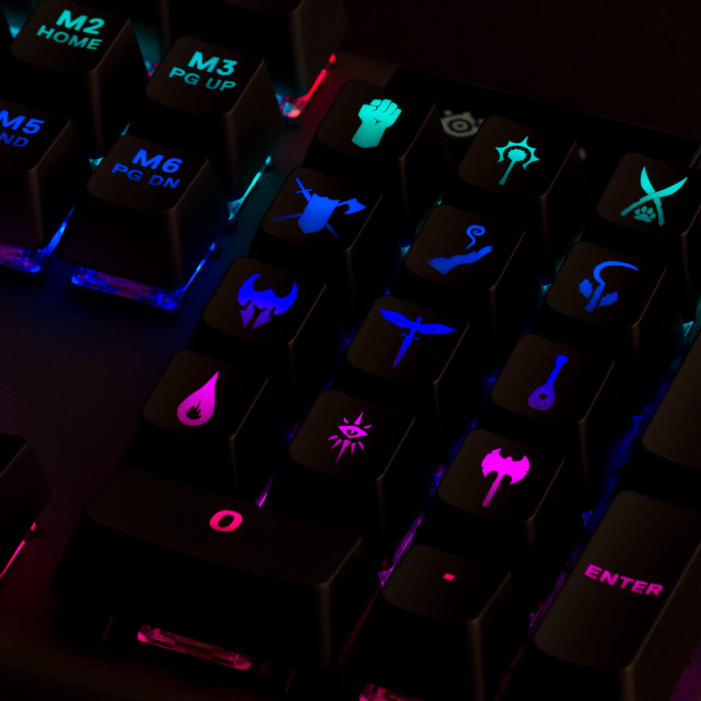 Dungeons and Dragons Class Keycap Set – RoyalKeycaps