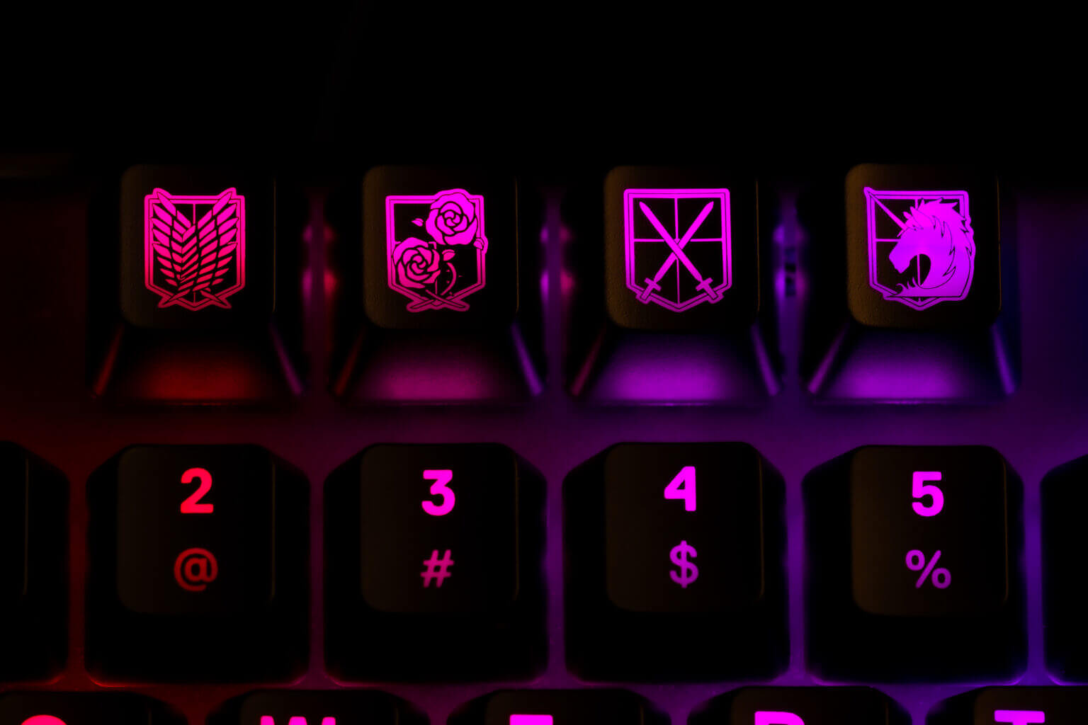 Attack On Titan Keycap Set – RoyalKeycaps
