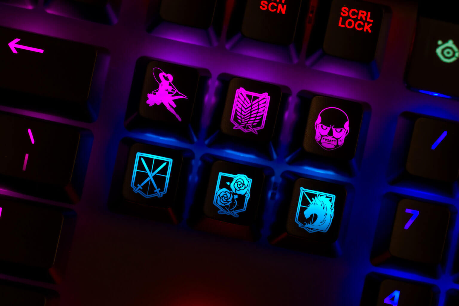 Attack On Titan Keycap Set – RoyalKeycaps