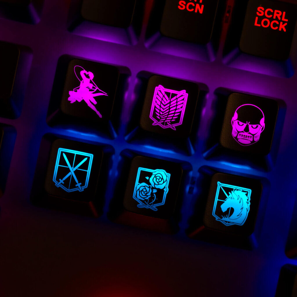 Attack On Titan Keycap Set – RoyalKeycaps