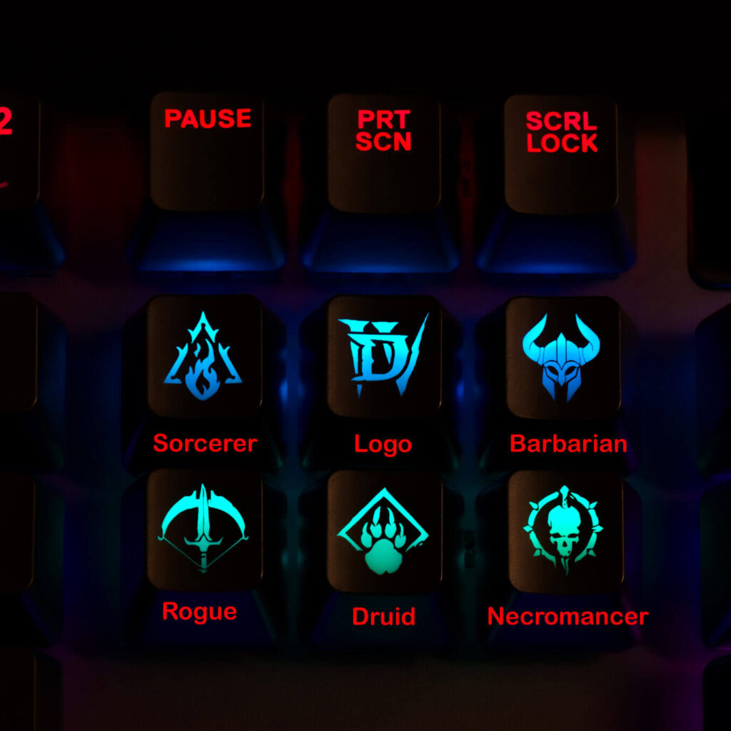 Diablo 4 Class Keycap Set – RoyalKeycaps