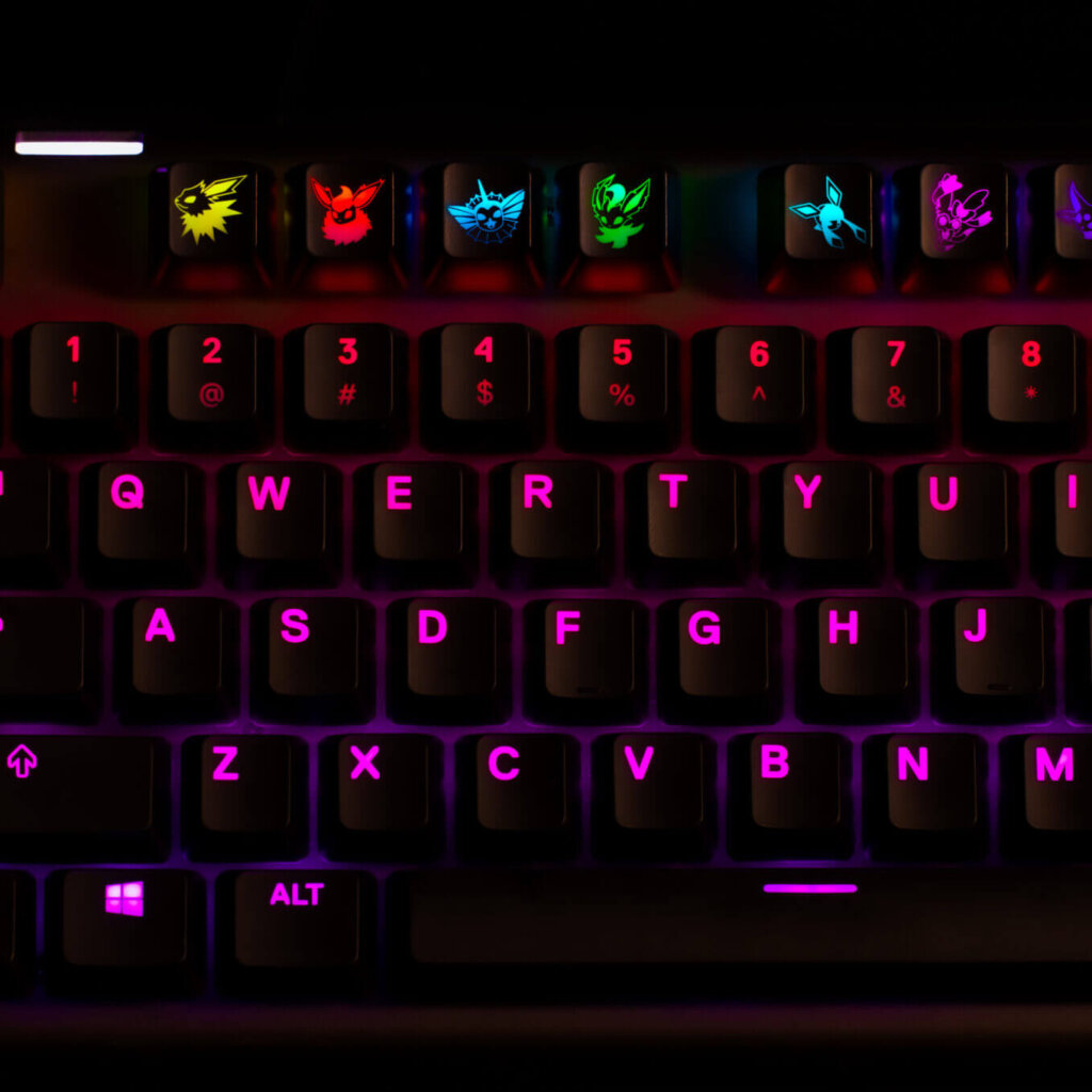 Pokemon Eevee Keycap Set – RoyalKeycaps