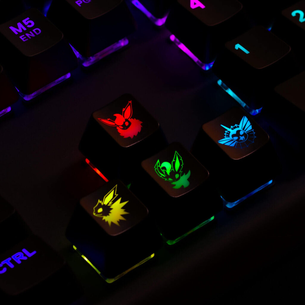 Pokemon Eevee Keycap Set – RoyalKeycaps