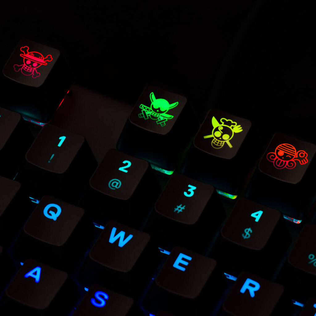 One Piece Jolly Roger Keycap Set – RoyalKeycaps