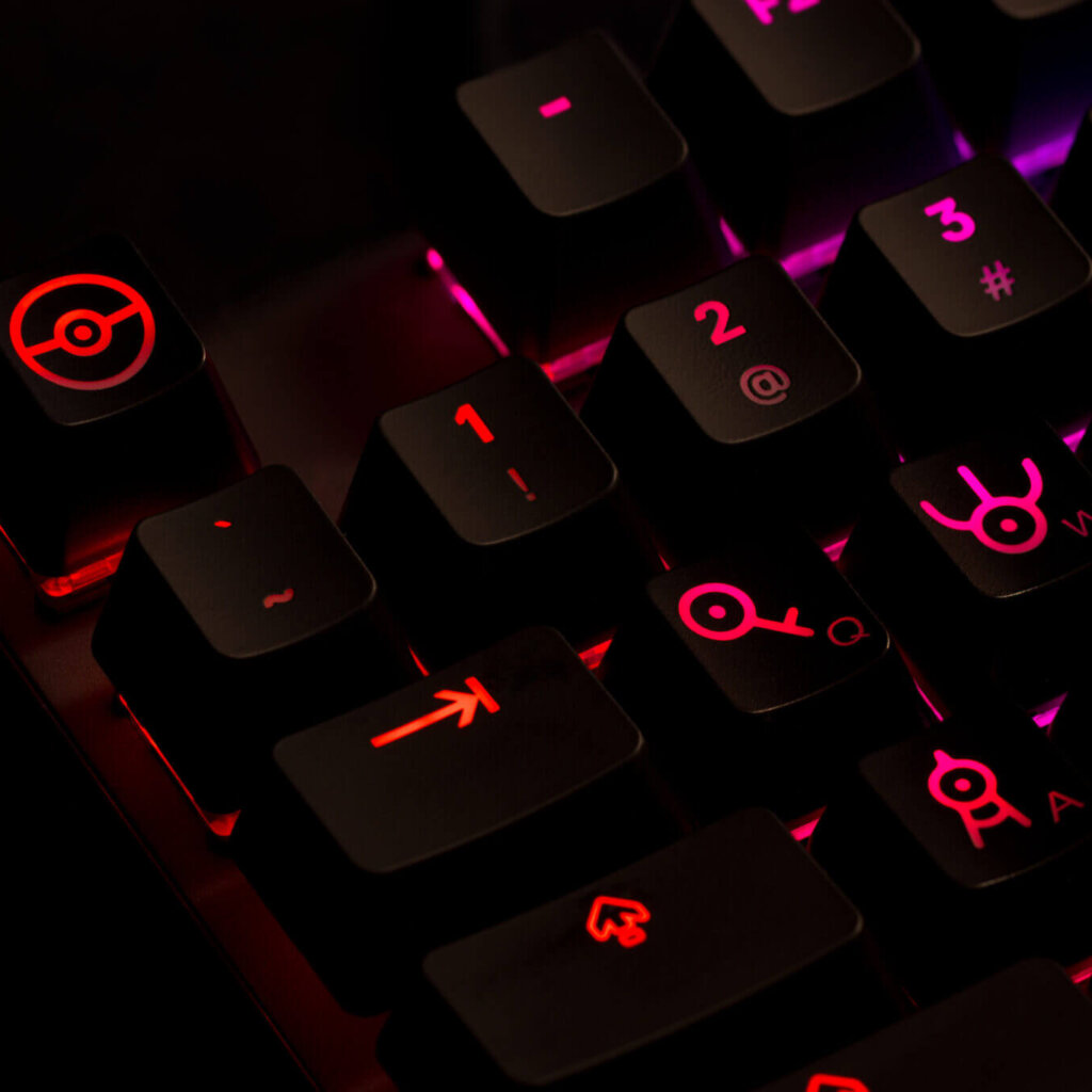 Pokemon Unown Keycap Set – RoyalKeycaps