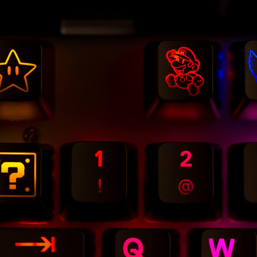 Super Mario Keycap Set – RoyalKeycaps