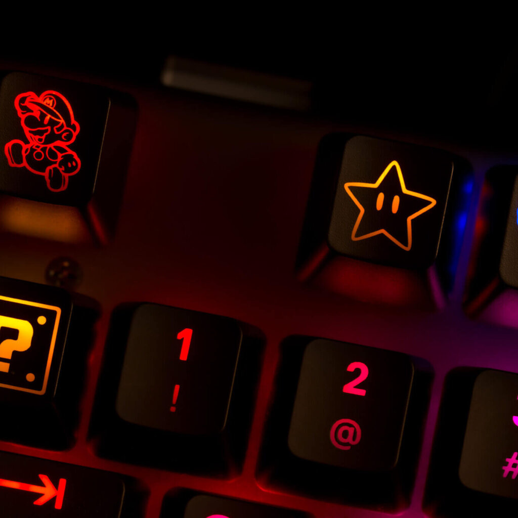 Super Mario Keycap Set – RoyalKeycaps