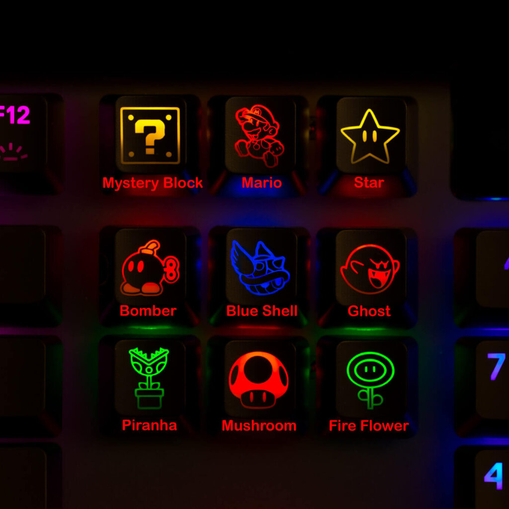 Super Mario Keycap Set – RoyalKeycaps