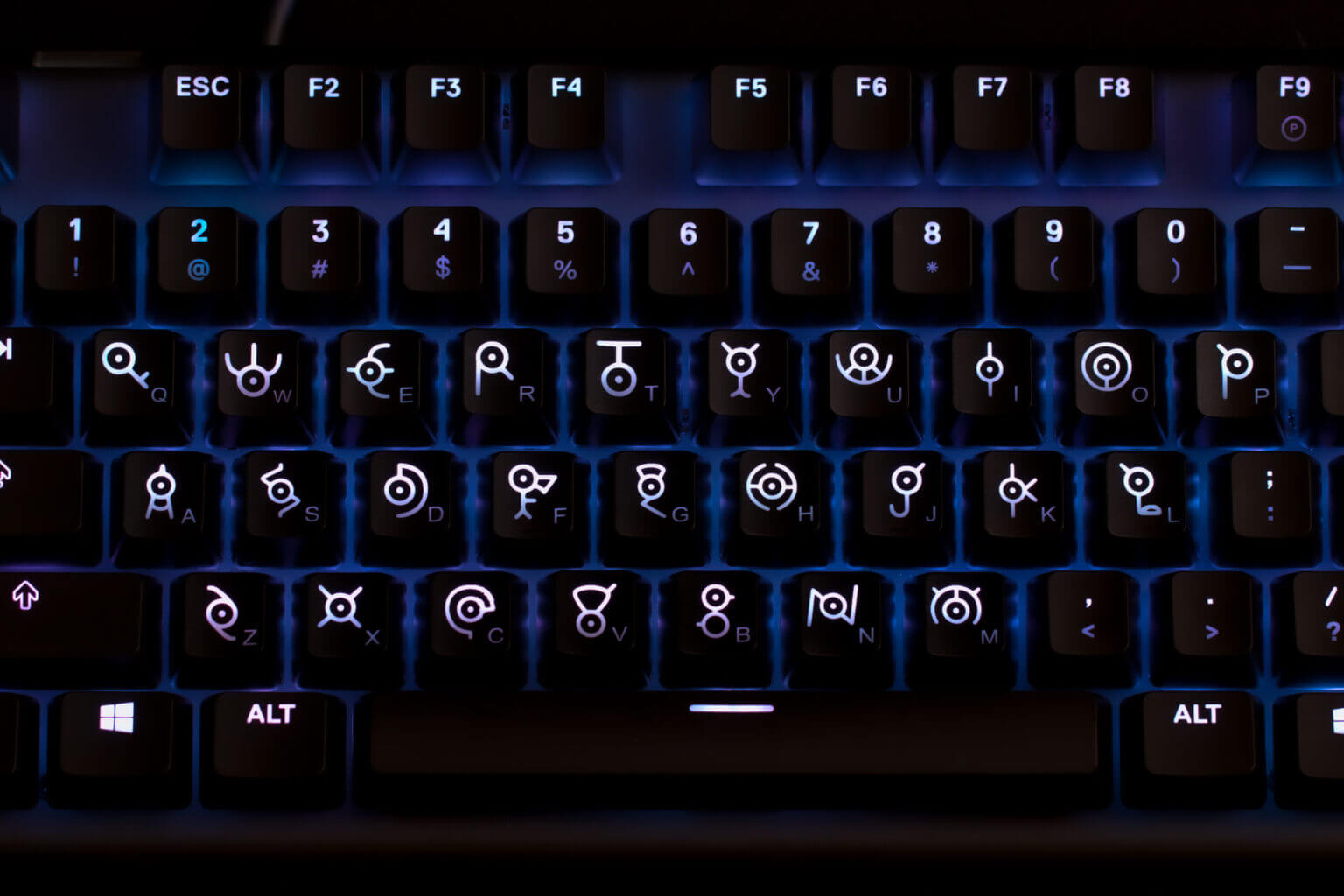 Pokemon Unown Keycap Set – RoyalKeycaps