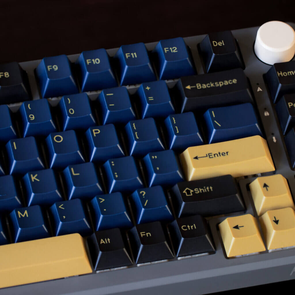 Blue Shogun Double-Shot PBT Keycap Set – RoyalKeycaps