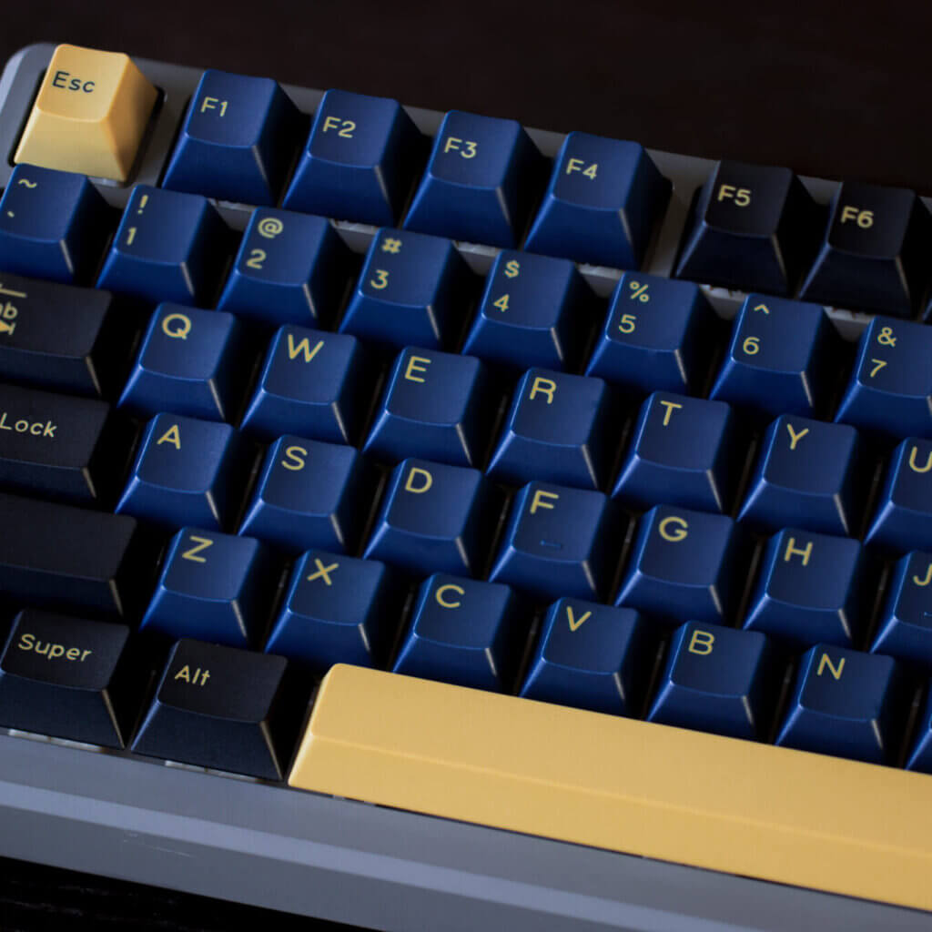 Blue Shogun Double-Shot PBT Keycap Set – RoyalKeycaps