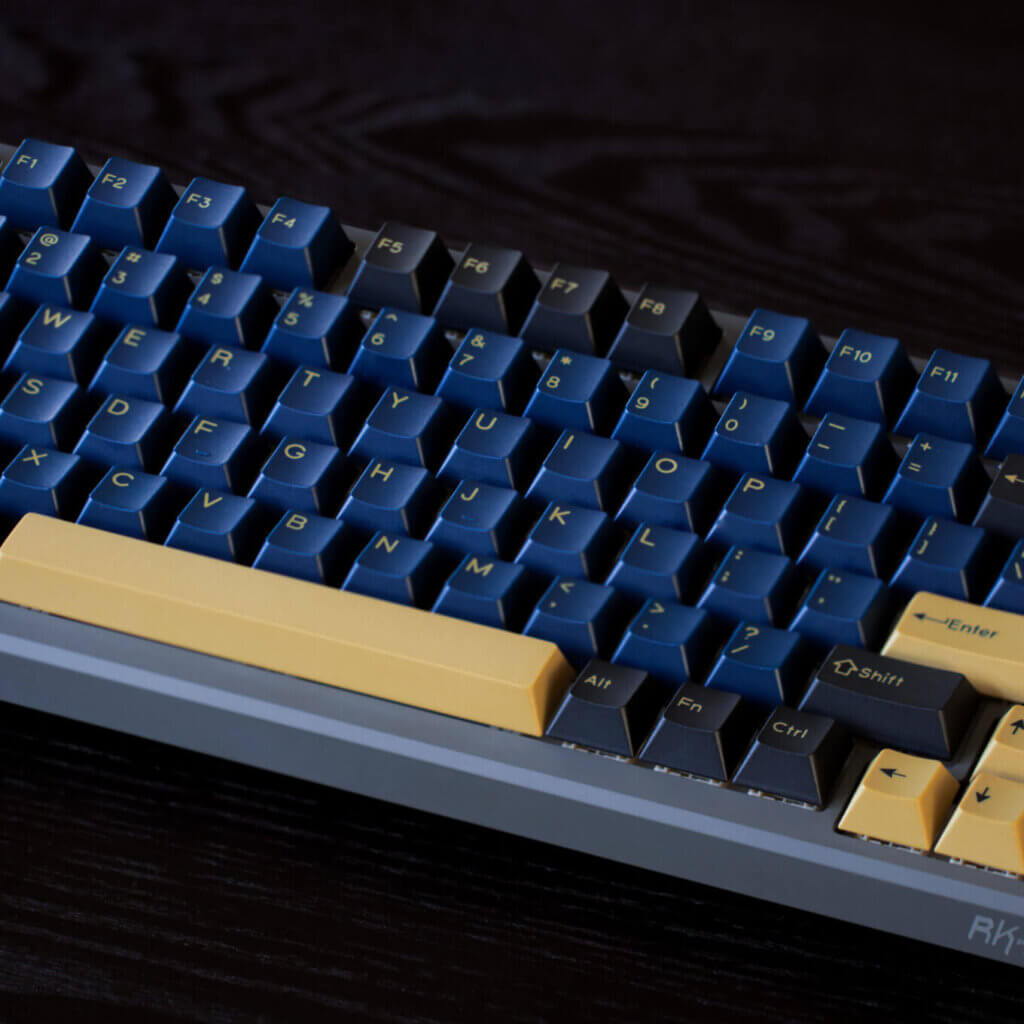 Blue Shogun Double-Shot PBT Keycap Set – RoyalKeycaps