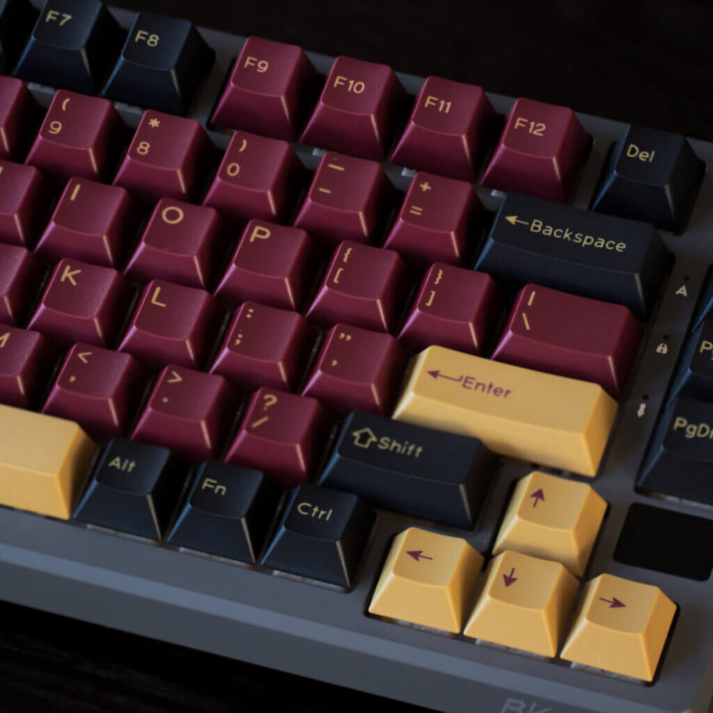 Red Shogun Double-Shot PBT Keycap Set – RoyalKeycaps