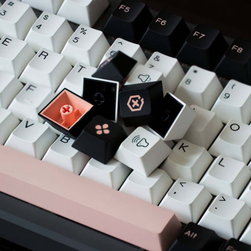 Sakura Double-Shot PBT Keycap Set – RoyalKeycaps