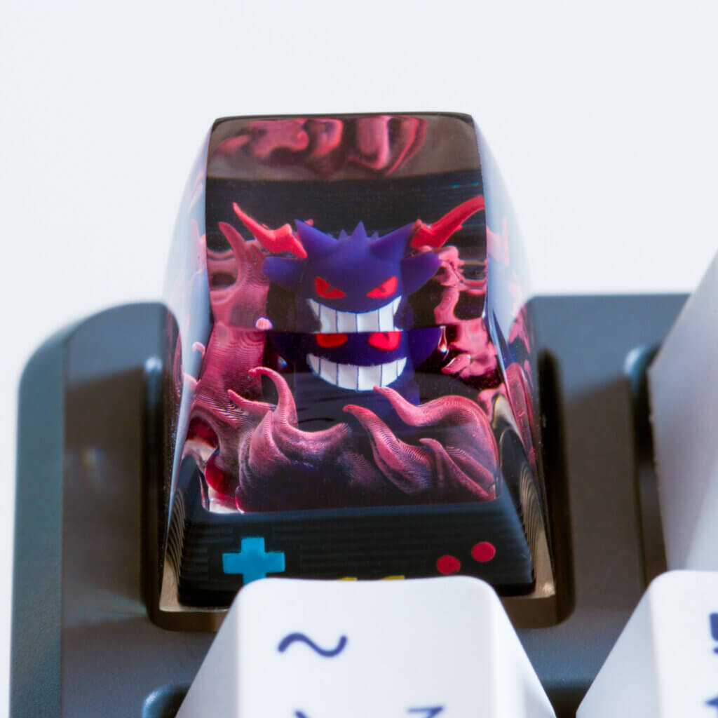 Pokemon Gengar Resin Keycap – RoyalKeycaps