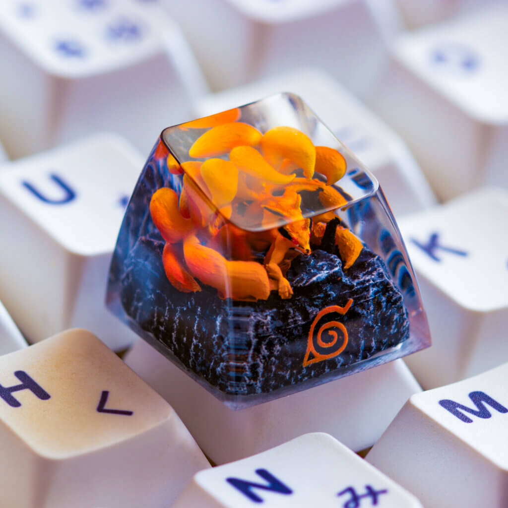 Naruto Ninetails Resin Keycap – RoyalKeycaps