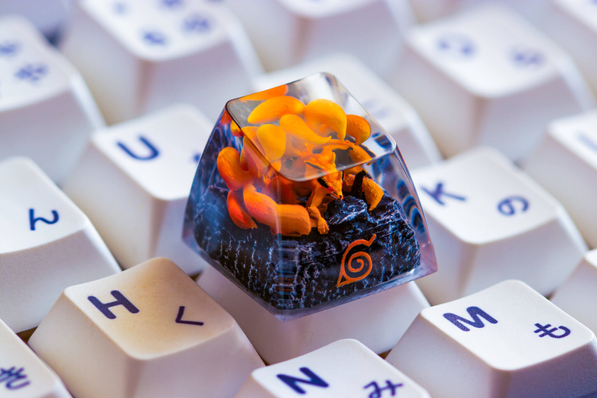 Naruto Ninetails Resin Keycap – RoyalKeycaps