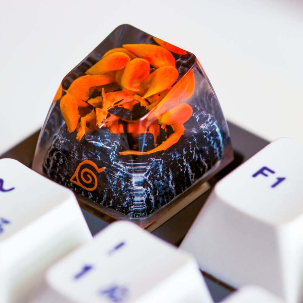 Naruto Ninetails Resin Keycap – RoyalKeycaps