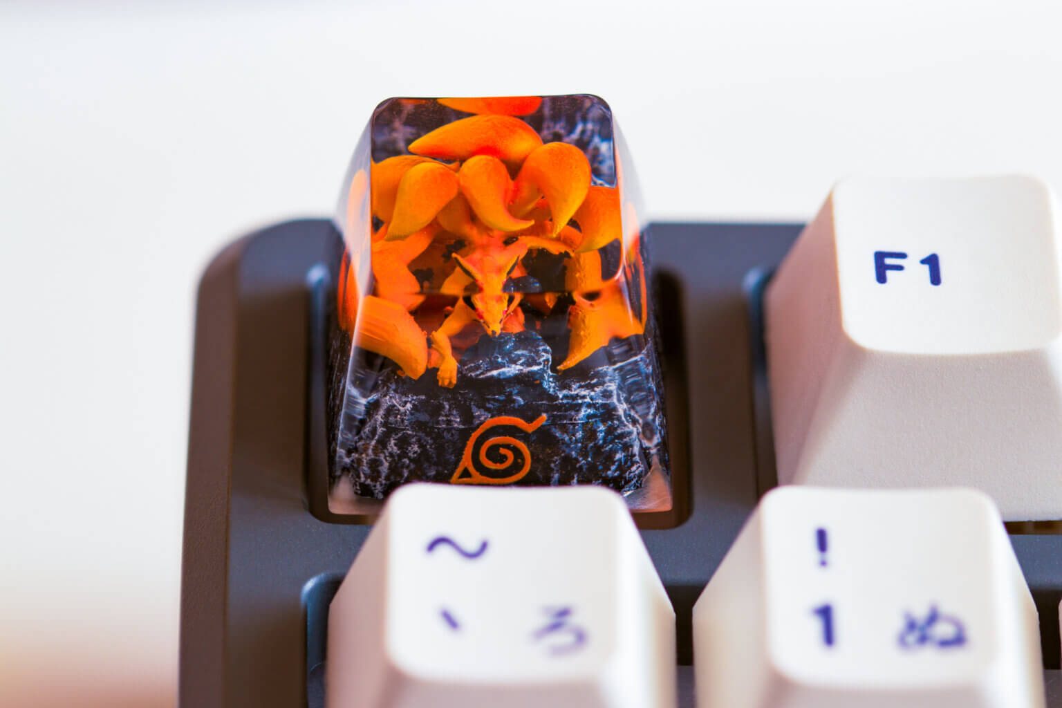 Naruto Ninetails Resin Keycap – RoyalKeycaps