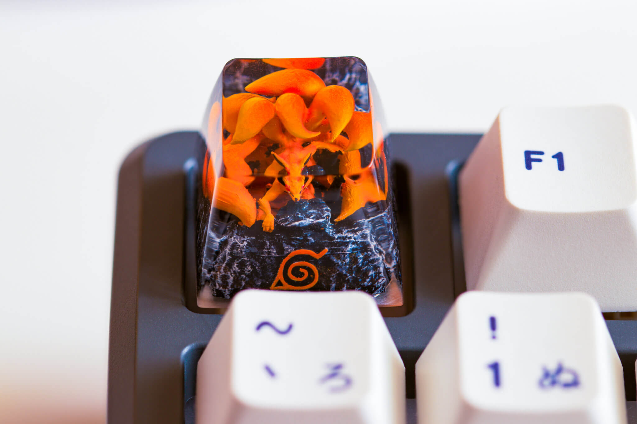 Naruto Ninetails Resin Keycap – RoyalKeycaps