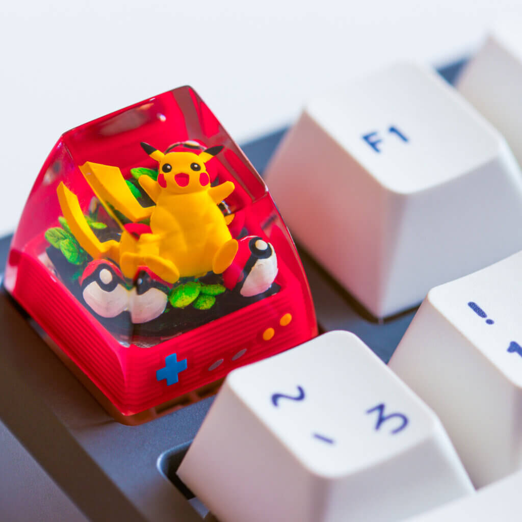 Pokemon Pikachu Resin Keycap – RoyalKeycaps