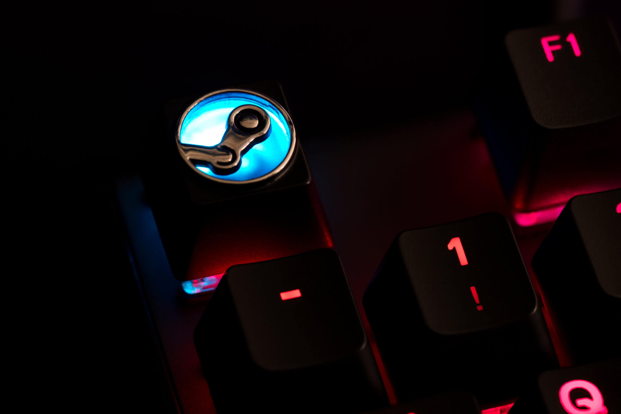 Steam Logo Keycap – RoyalKeycaps