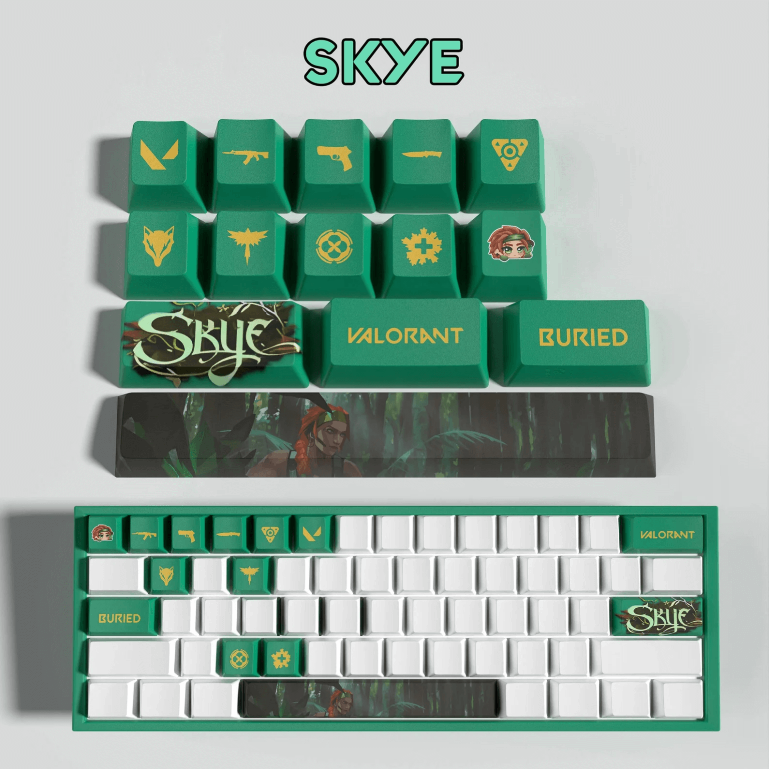 Valorant Agent Keycap Set – RoyalKeycaps