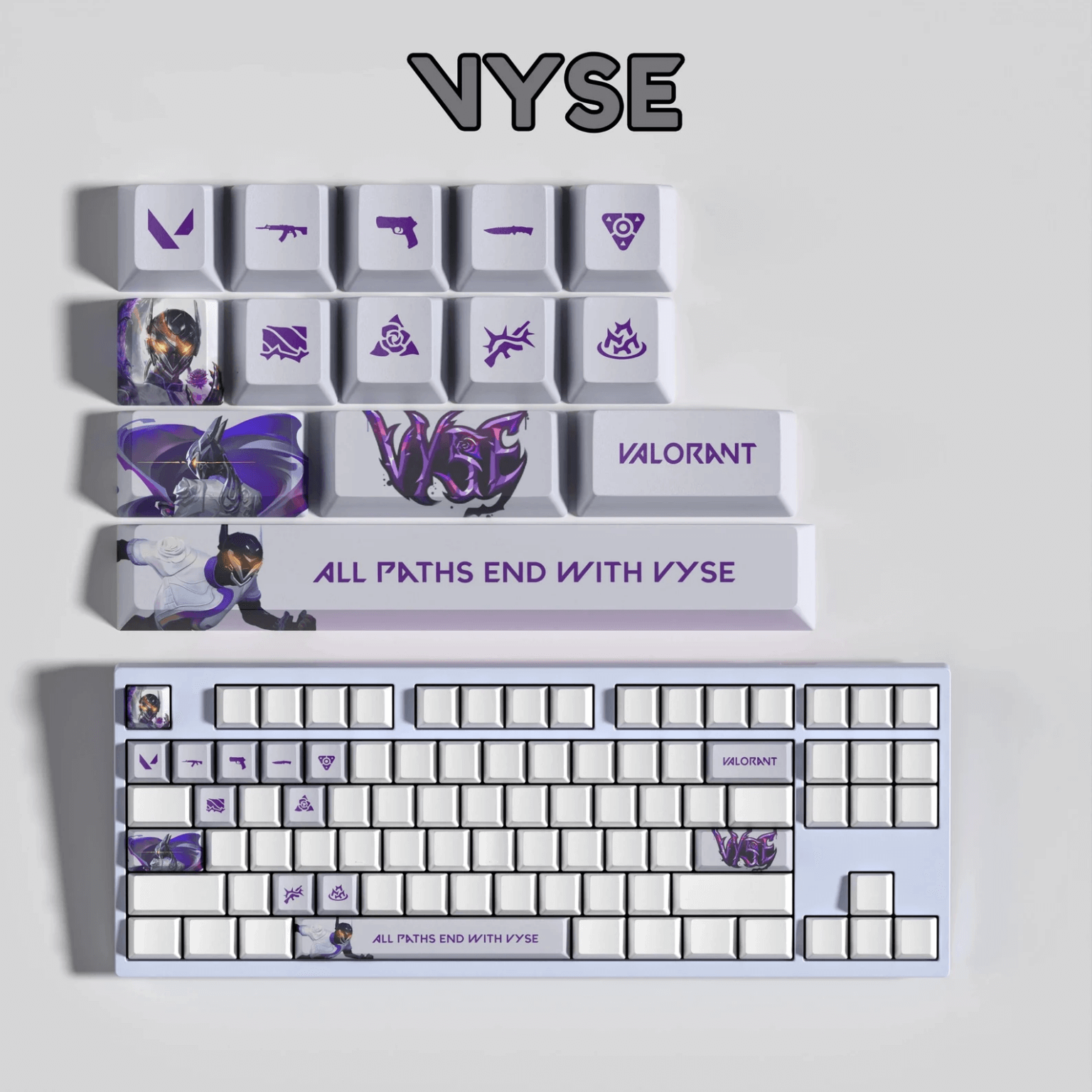 Valorant Agent Keycap Set – RoyalKeycaps