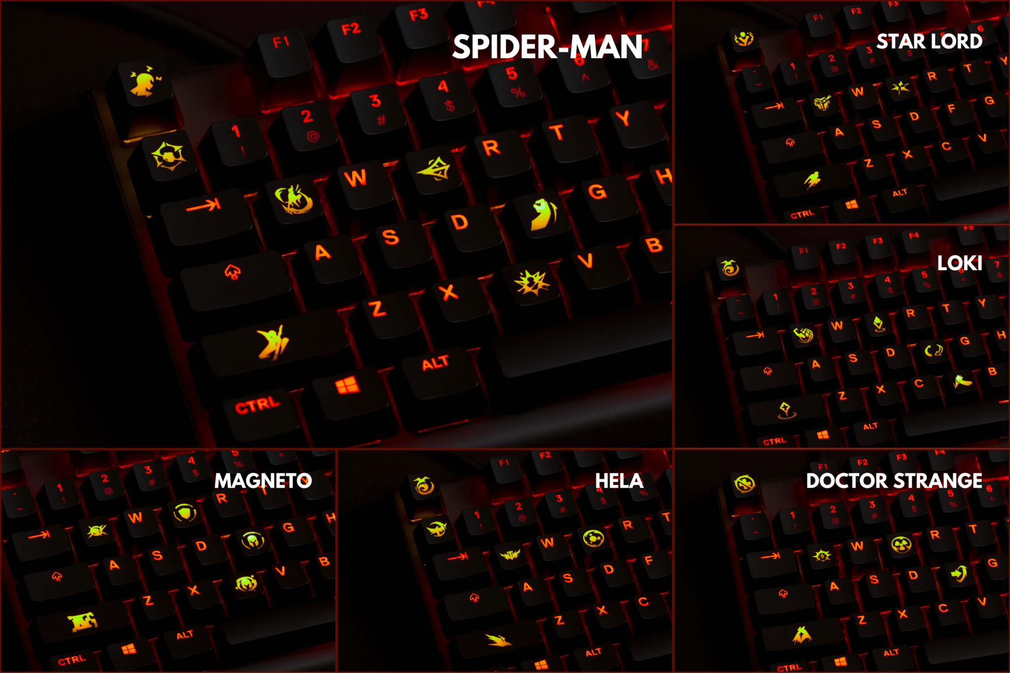 Marvel Rivals Keycap Set – RoyalKeycaps