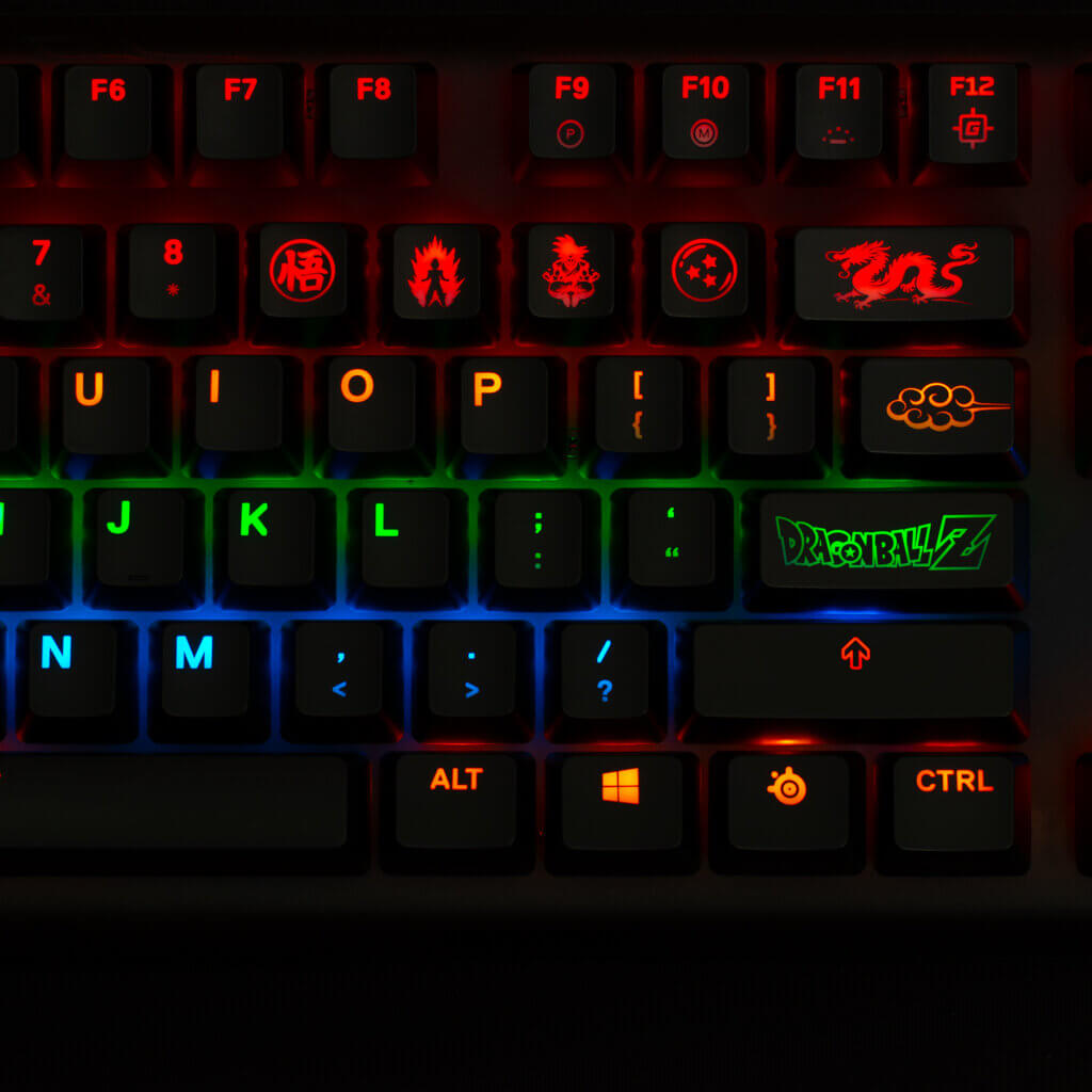 Dragon Ball Z Keycap Set – RoyalKeycaps