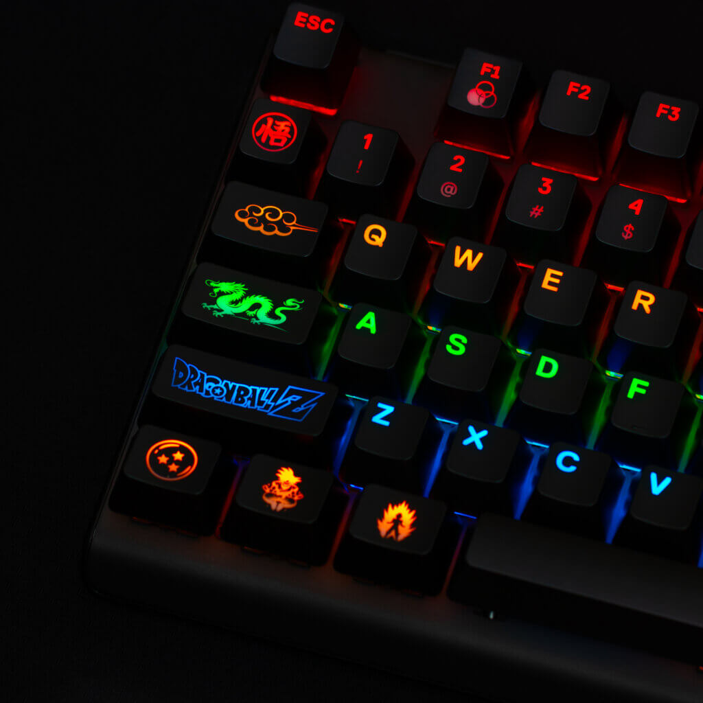 Dragon Ball Z Keycap Set – RoyalKeycaps