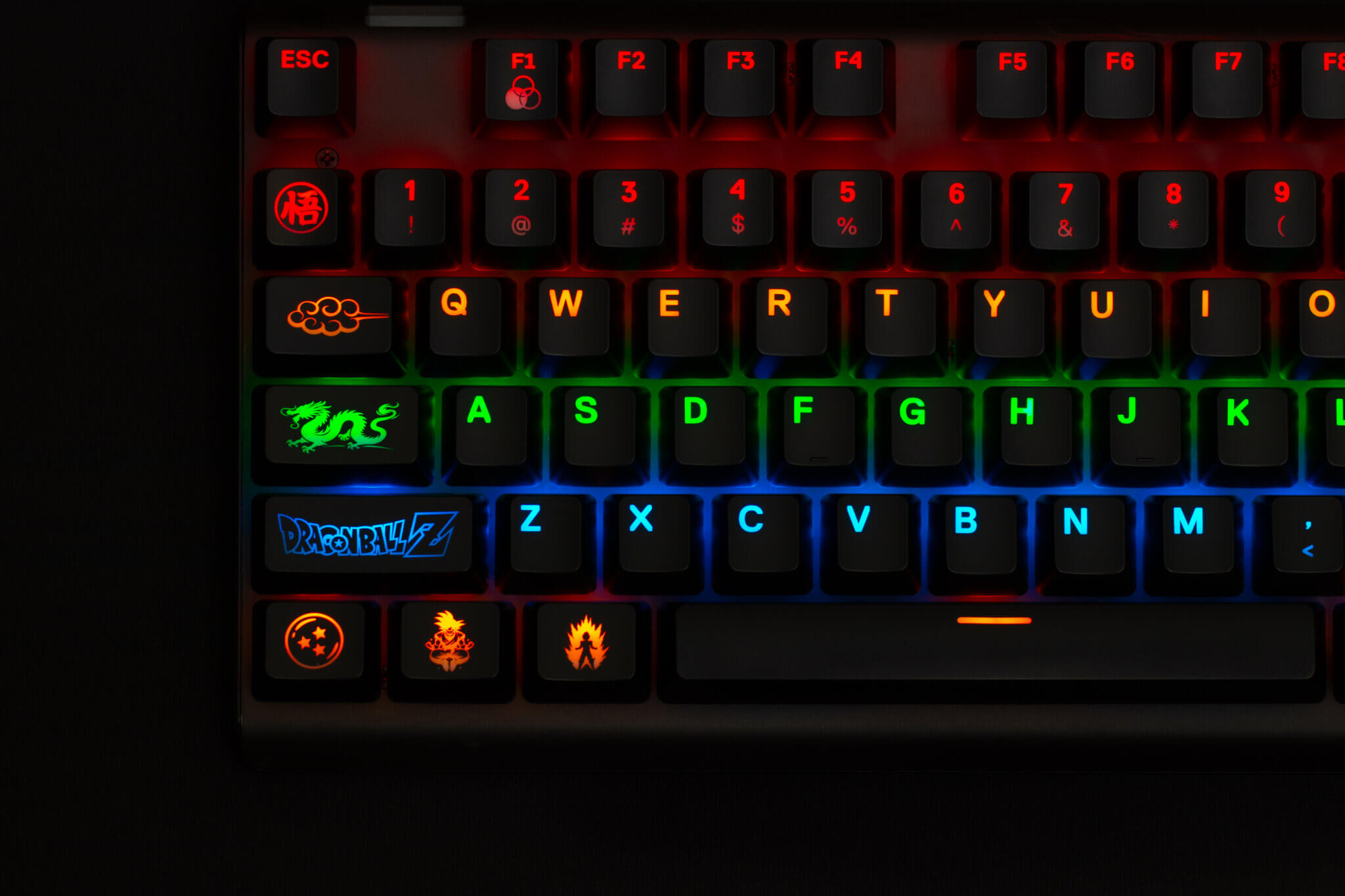 Dragon Ball Z Keycap Set – RoyalKeycaps