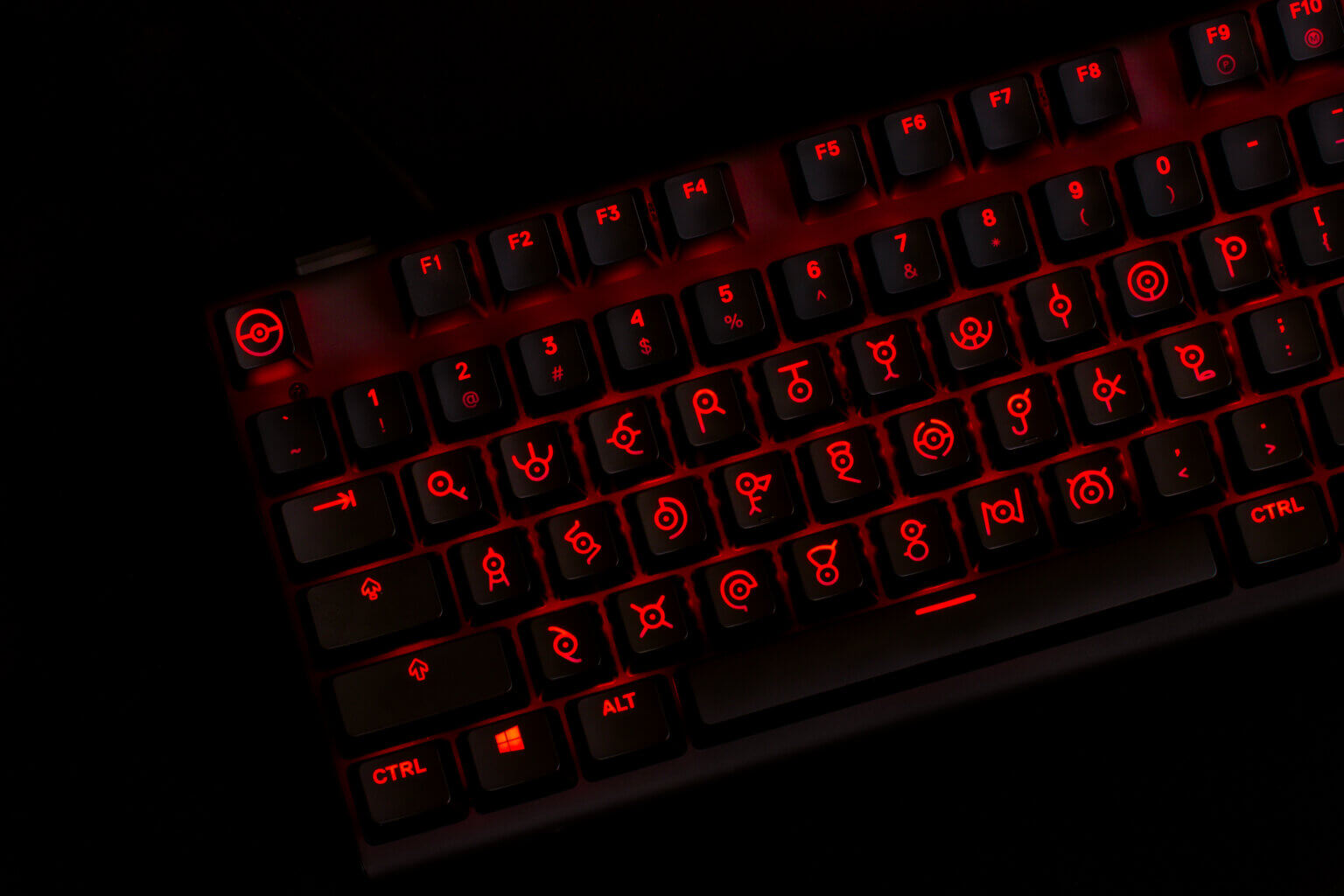 Pokemon Unown Keycap Set – RoyalKeycaps