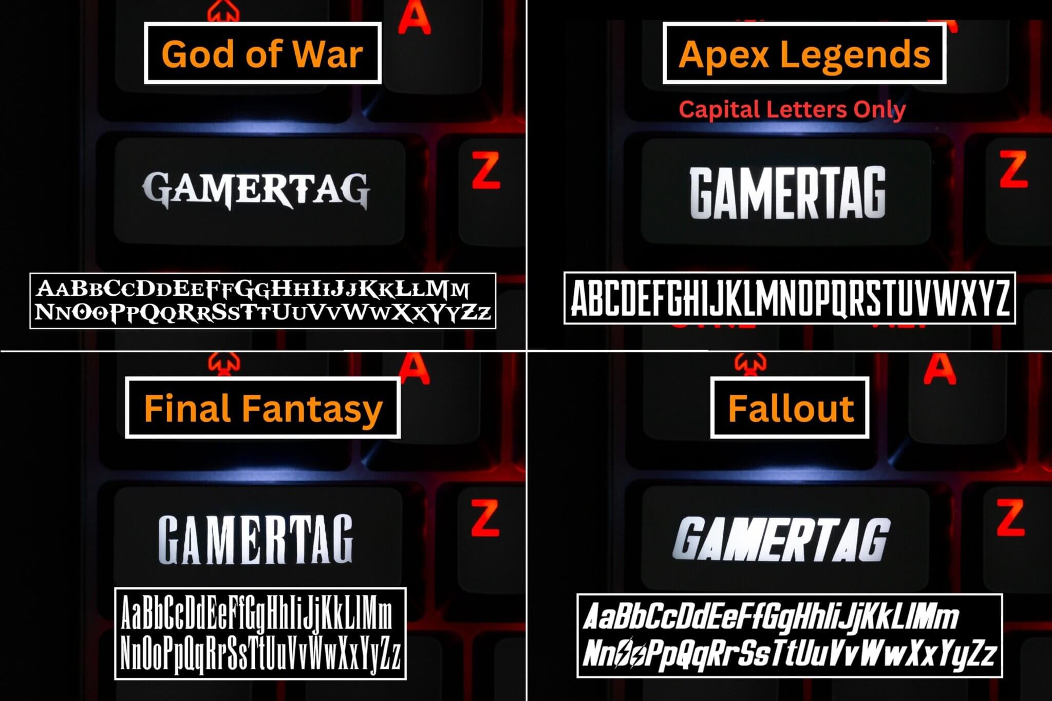 Custom Gamer Tag Keycap – RoyalKeycaps