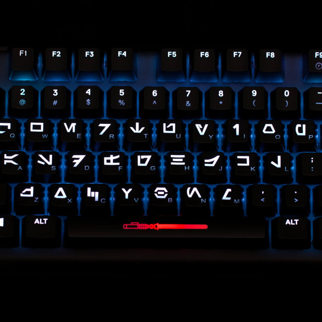 Star Wars Aurabesh Alphabet Keycap Set – RoyalKeycaps